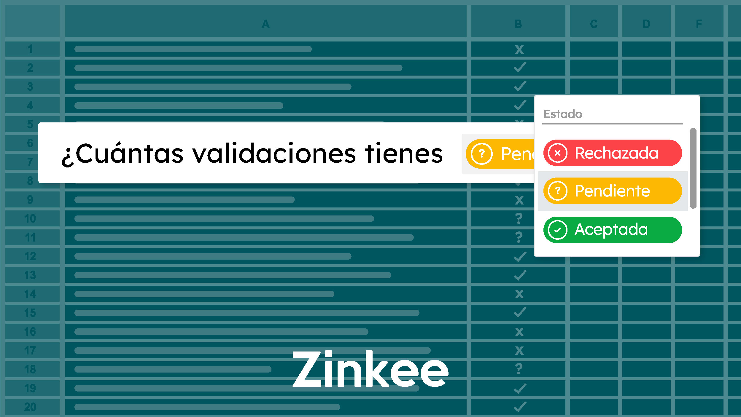 Automatiza tus flujos de validación | Zinkee