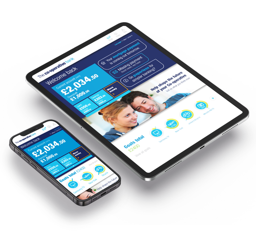 Web / app design – The Co-operative Bank - by Rick Hincks