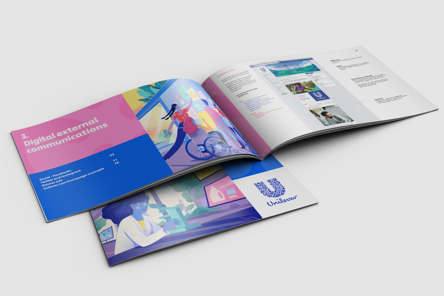 Web / app design – Unilever - by Rick Hincks