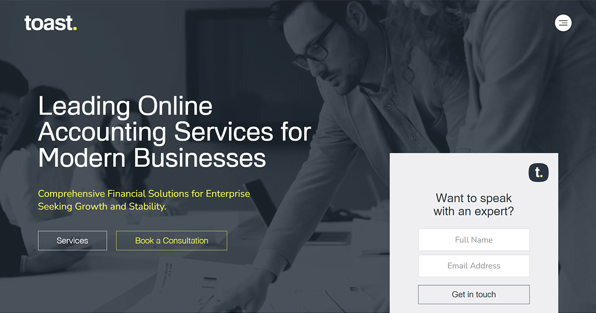 Toast. - Leading Online Accounting Services for Modern Businesses