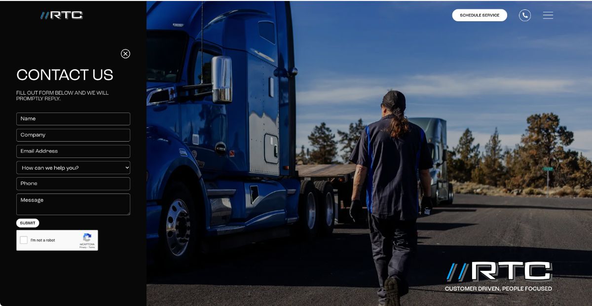 Truck Repair & Transportation Solutions | OR, WI, AL, WA | RTC