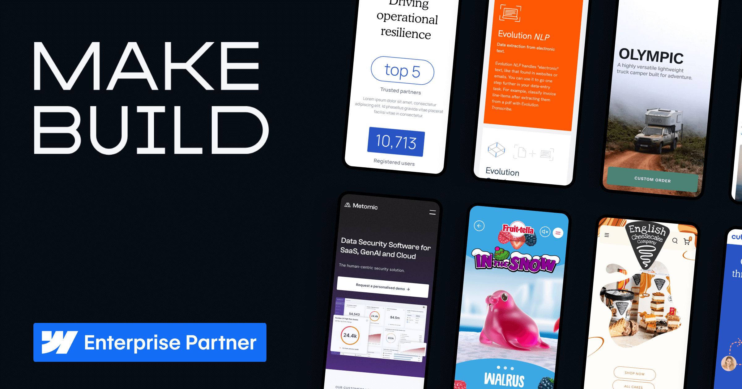 MakeBuild | Webflow Enterprise Agency | Website Design and Build