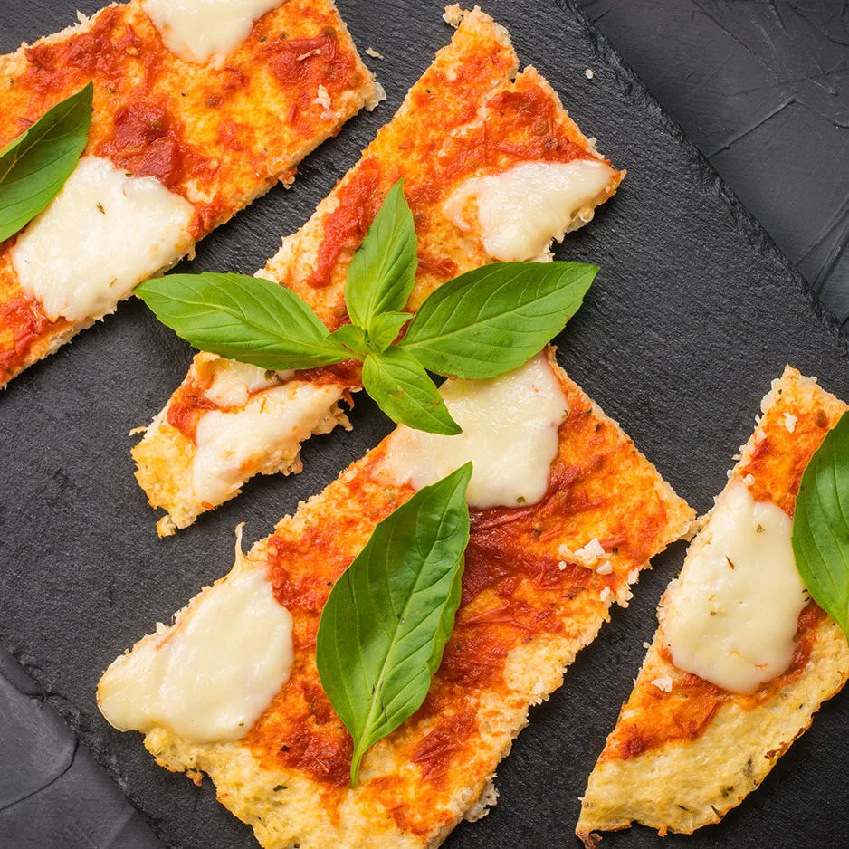 Cauliflower Crust Margarita Pizza | Mid's