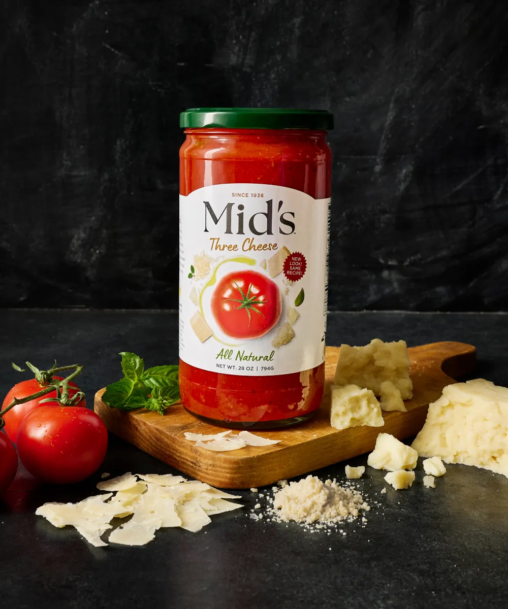 Three Cheese | Mid's True Sicilian Pasta Sauce