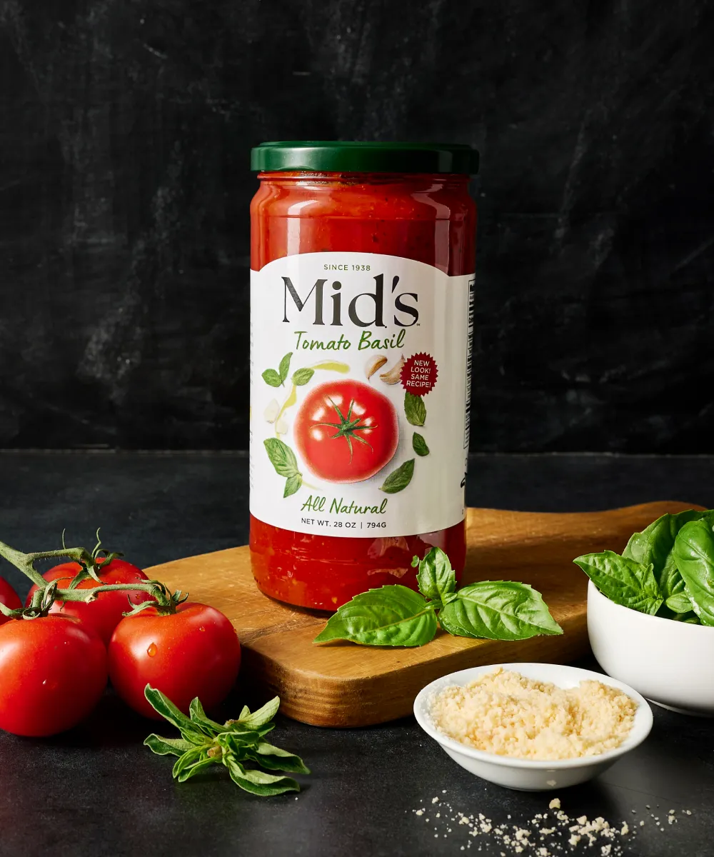 Tomato Basil | Mid's True Sicilian Pasta Sauce