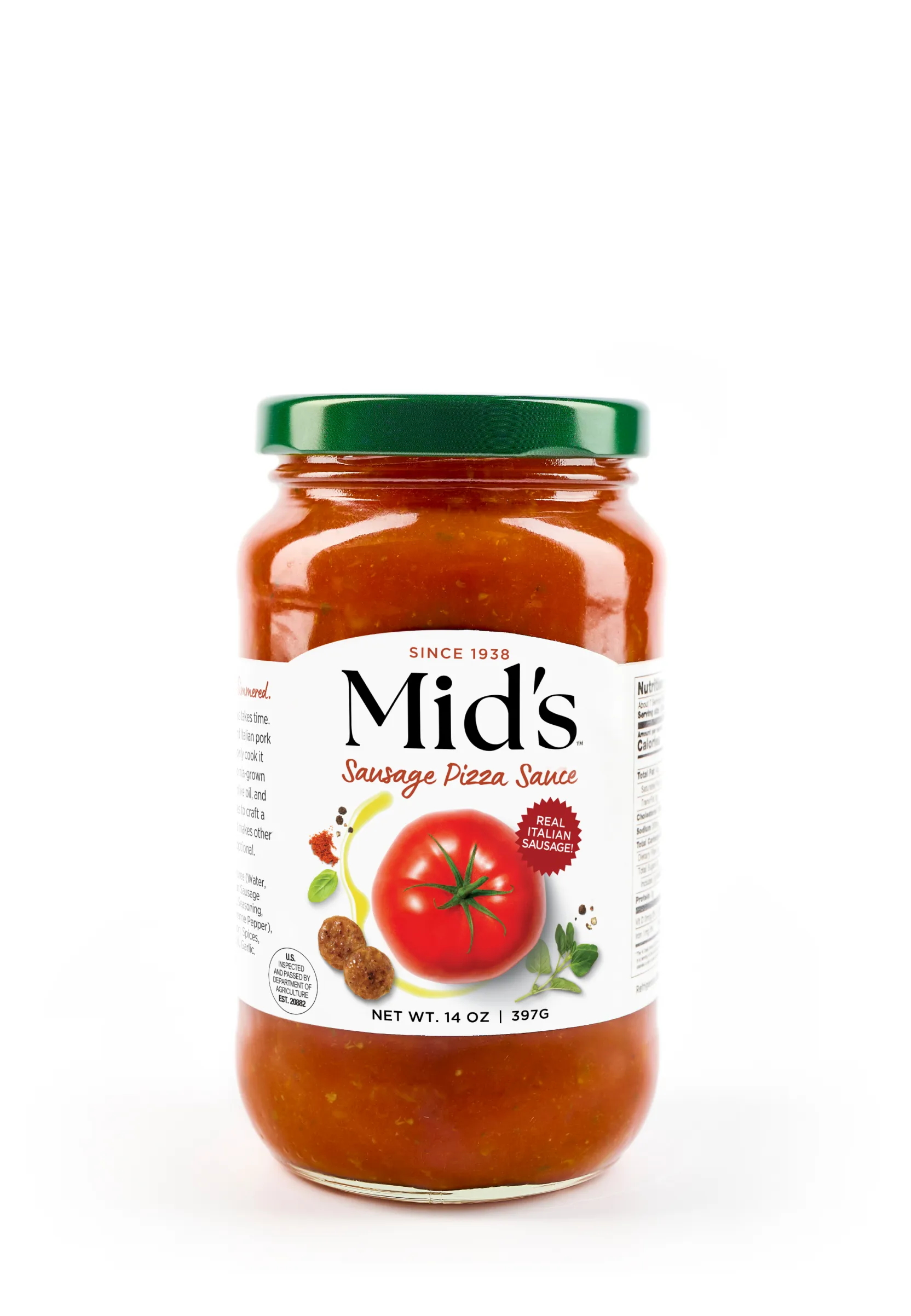 MID'S All Natural, True Sicilian Pasta & Pizza Sauce