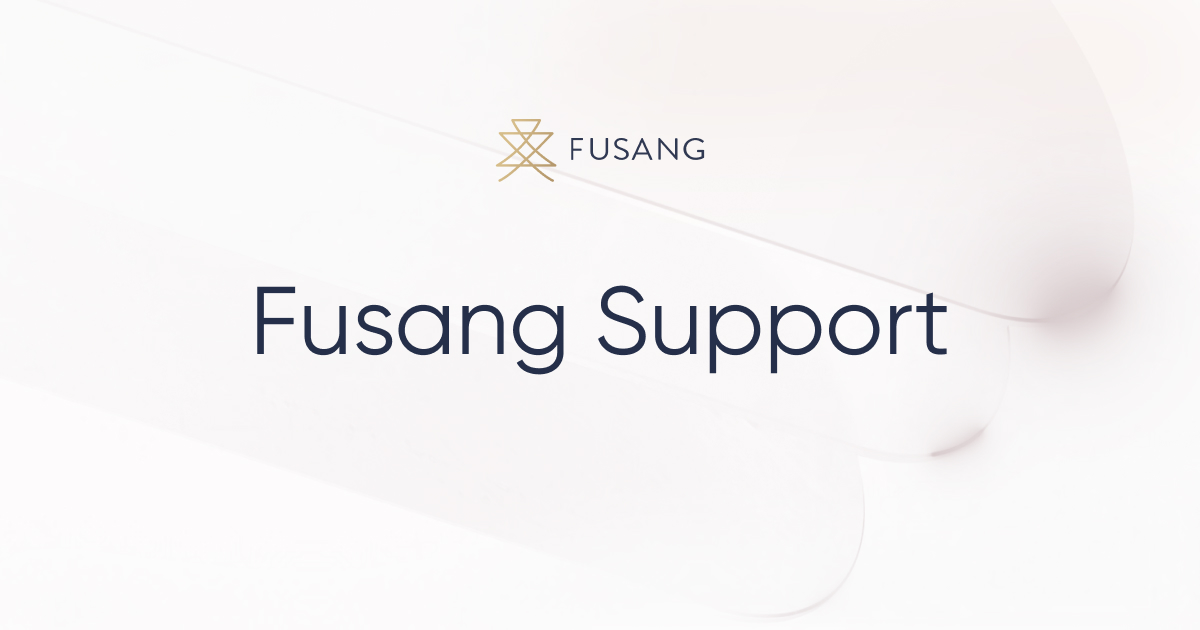 Fusang Support | Fusang