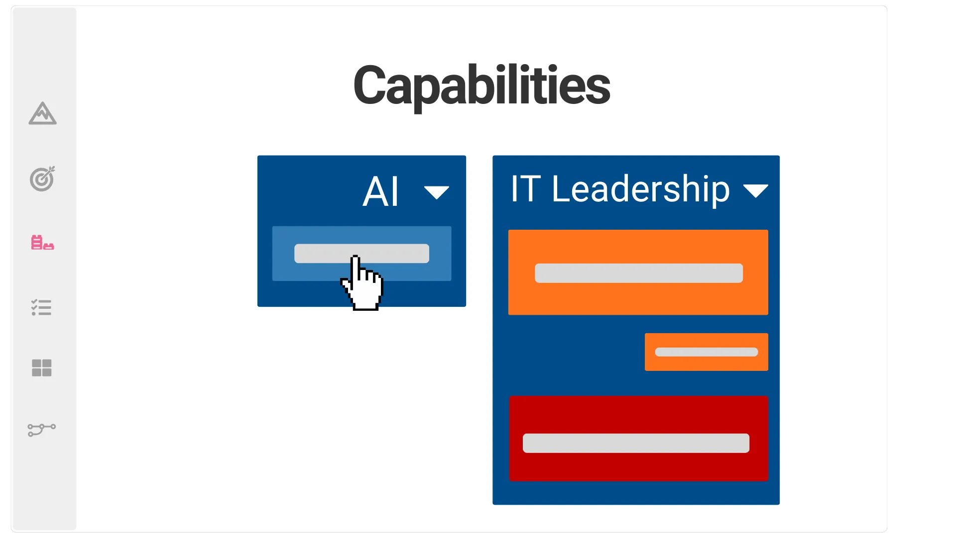 Jibility Features | Strategic Roadmap and Capability Mapping Tool