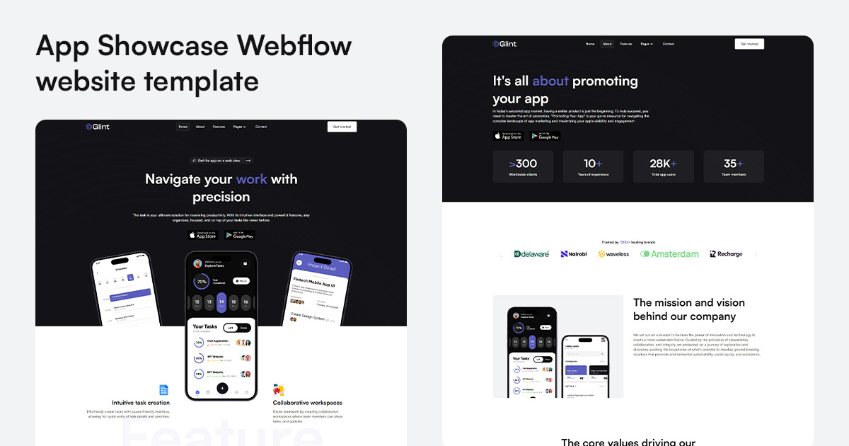 Glint Webflow Html Website Template