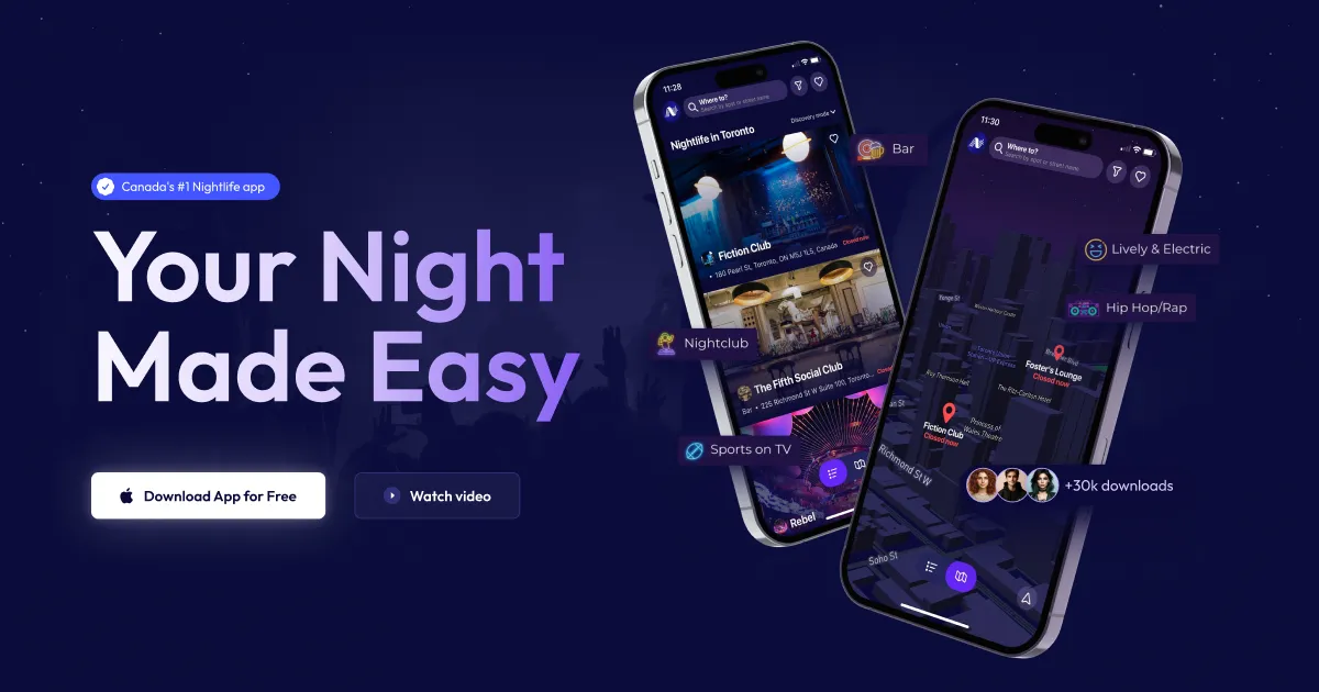 Discover Canada’s Vibrant Nightlife | Nightlife+ App