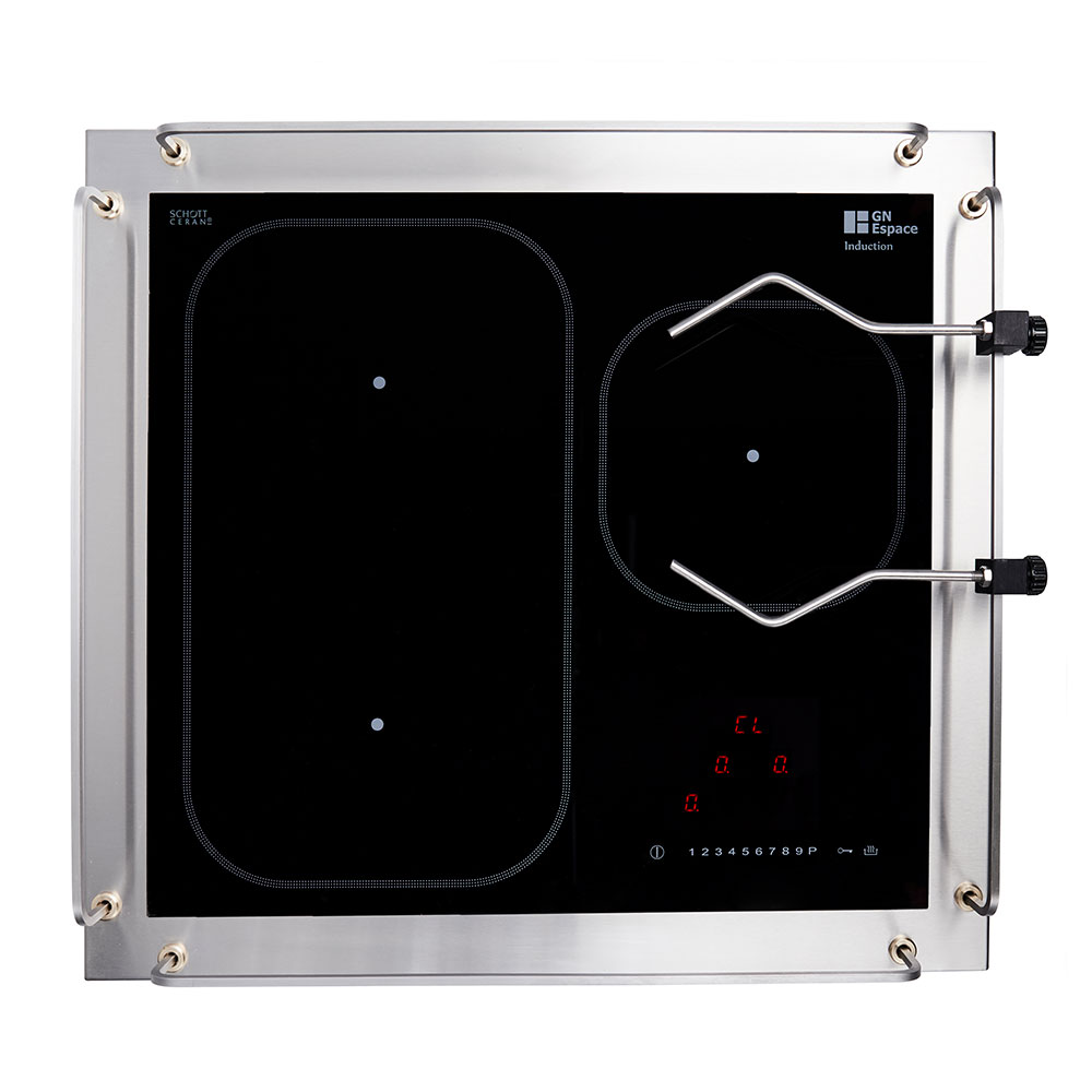 Marine Galley Product: 3 Zone Built in Induction Hob with sea-rails