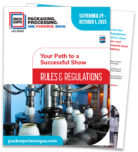 Rules & Regulations | PACK EXPO Las Vegas