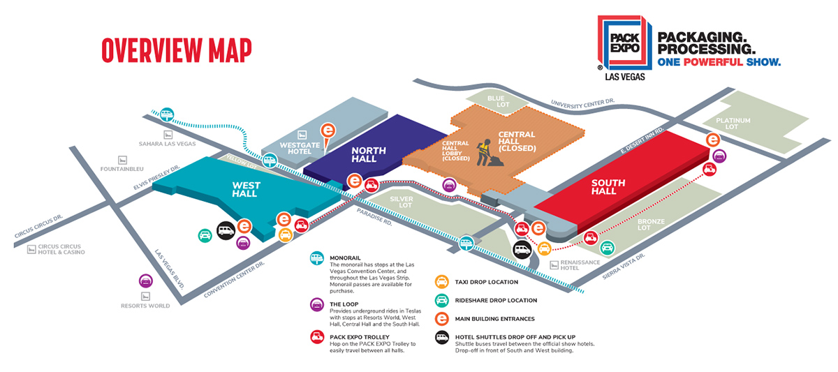 Floor Plans | PACK EXPO Las Vegas 2025