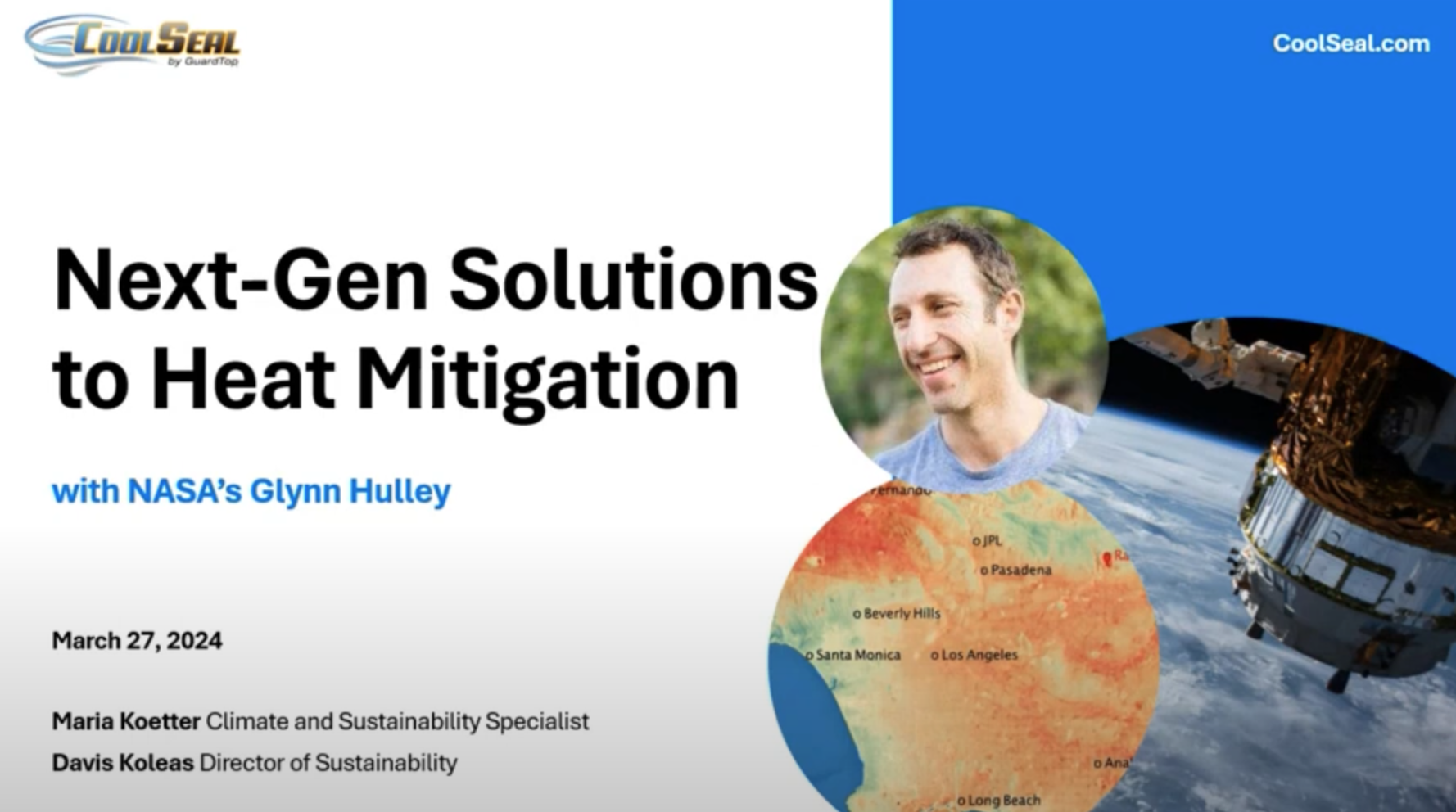 MARCH WEBINAR: Next-Gen Solutions to Heat Mitigation with NASA's Glynn ...