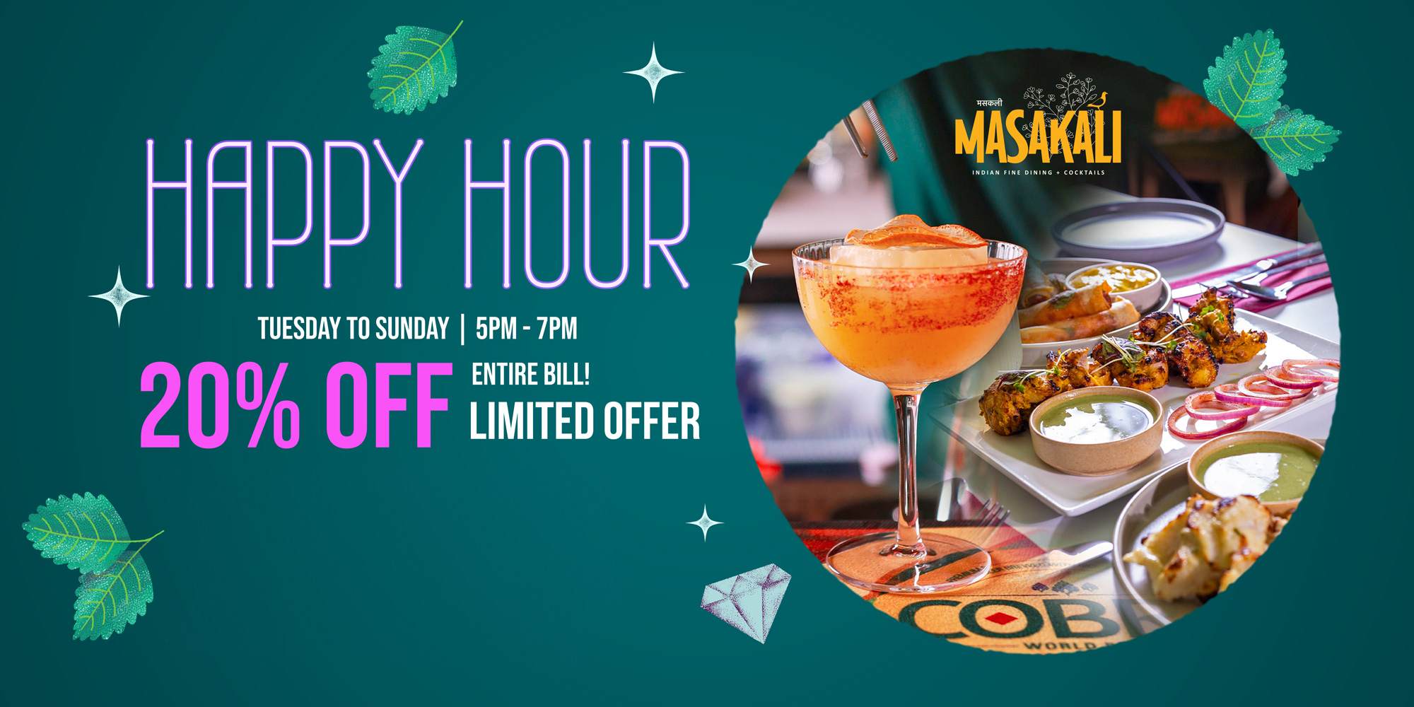 Masakali Restaurant Reading | Indian Food and Cocktails