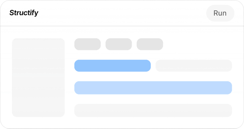 Structify | Data on Demand