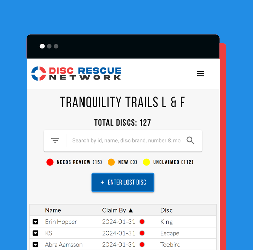 Re-Invent Your Lost & Found - Disc Rescue Network LLC