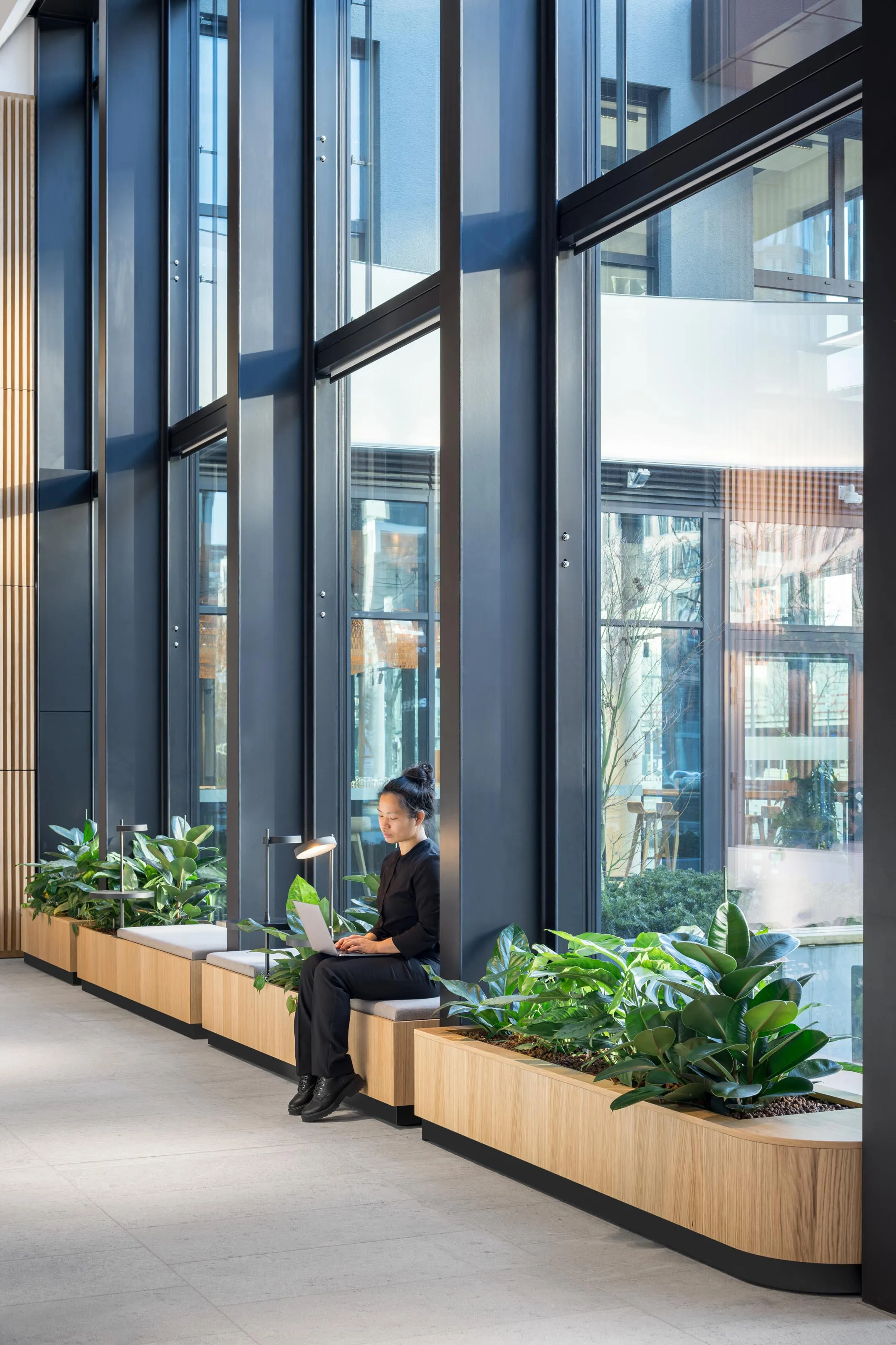 Architekturfotografie Deloitte Frankfurt im Bürogebäude Zebra