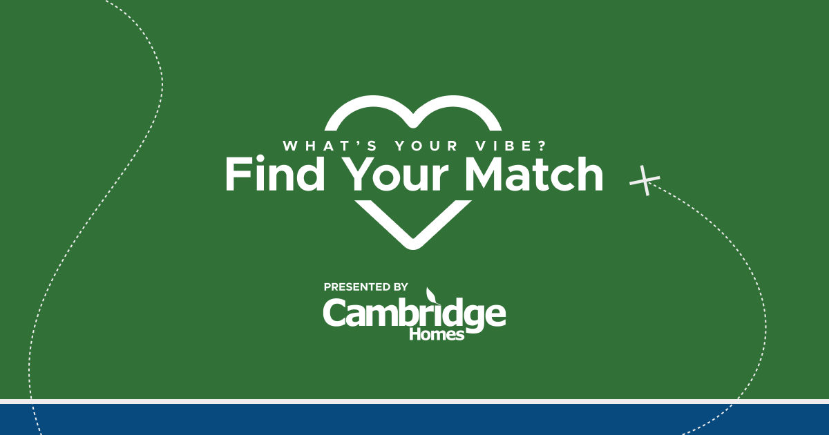 Find Your Future Home Match | Cambridge Homes