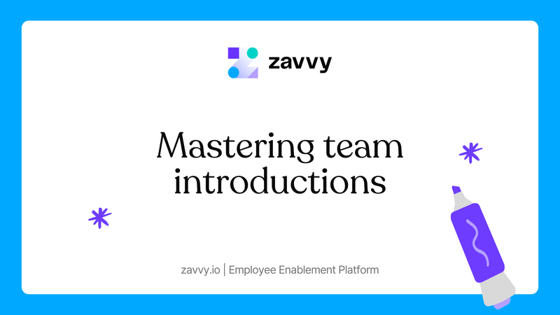 Team Introduction Sample: How to Introduce Your Team to New Hires (+ 8 ...