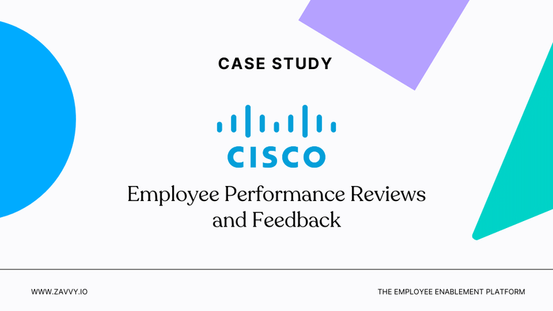 Run Employee Performance Reviews and Feedback Like Cisco with Data ...