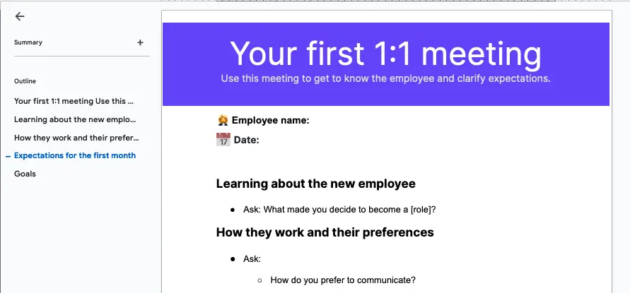 17 Free One on One Meeting Templates for Powerful Employee ...