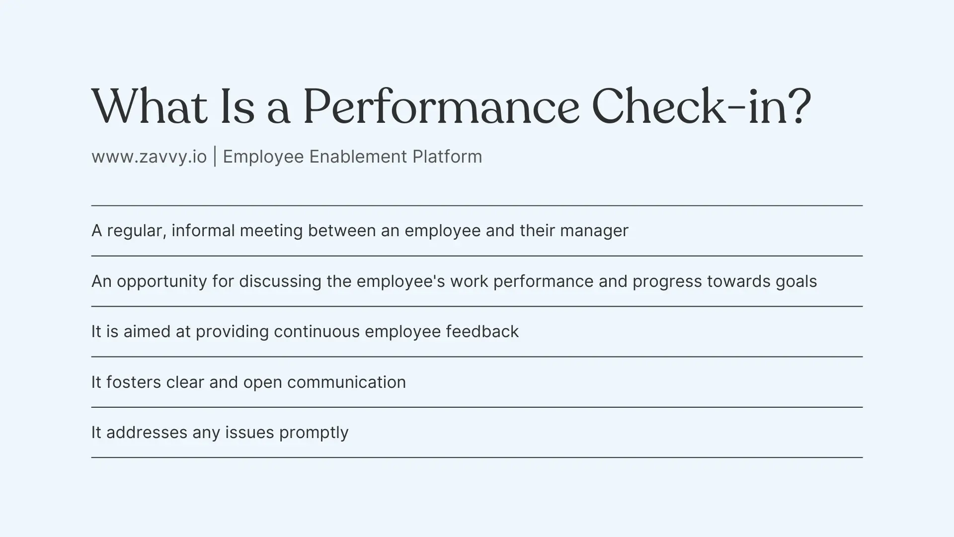 How Regular Performance Check-ins Help Your Team Outperform Competitors ...