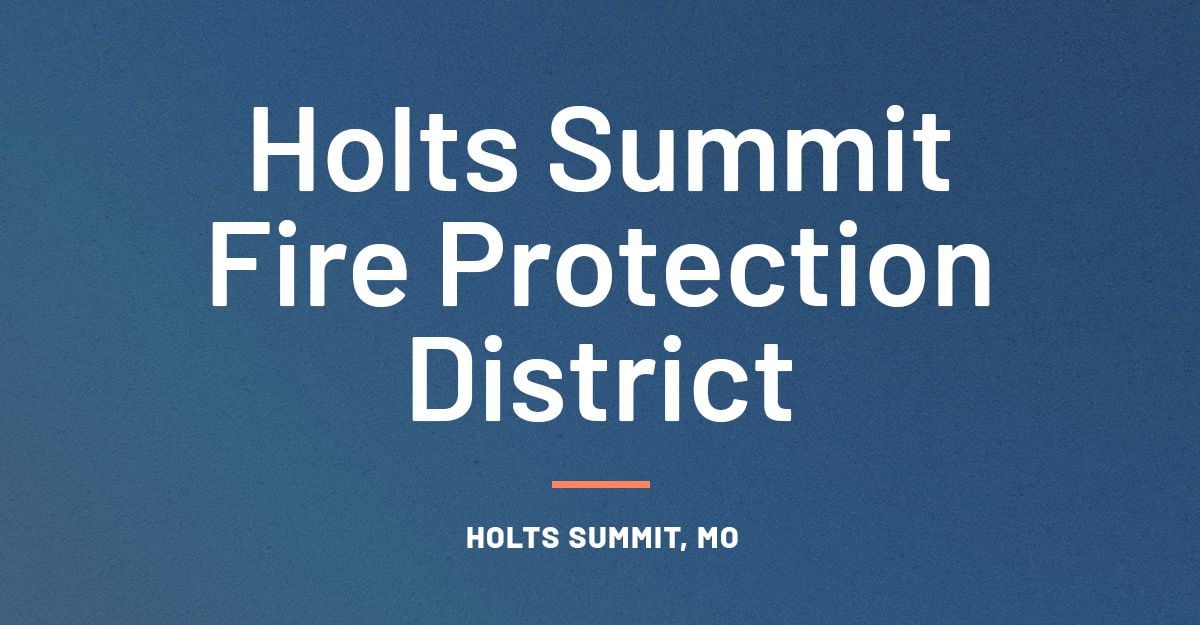 Holts Summit Fire Implements New Emergency Vehicle Warning System ...