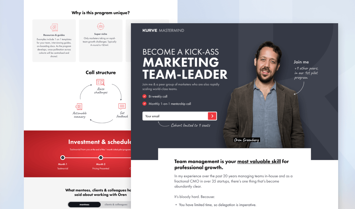 Andelo Design Portfolio: Kurve