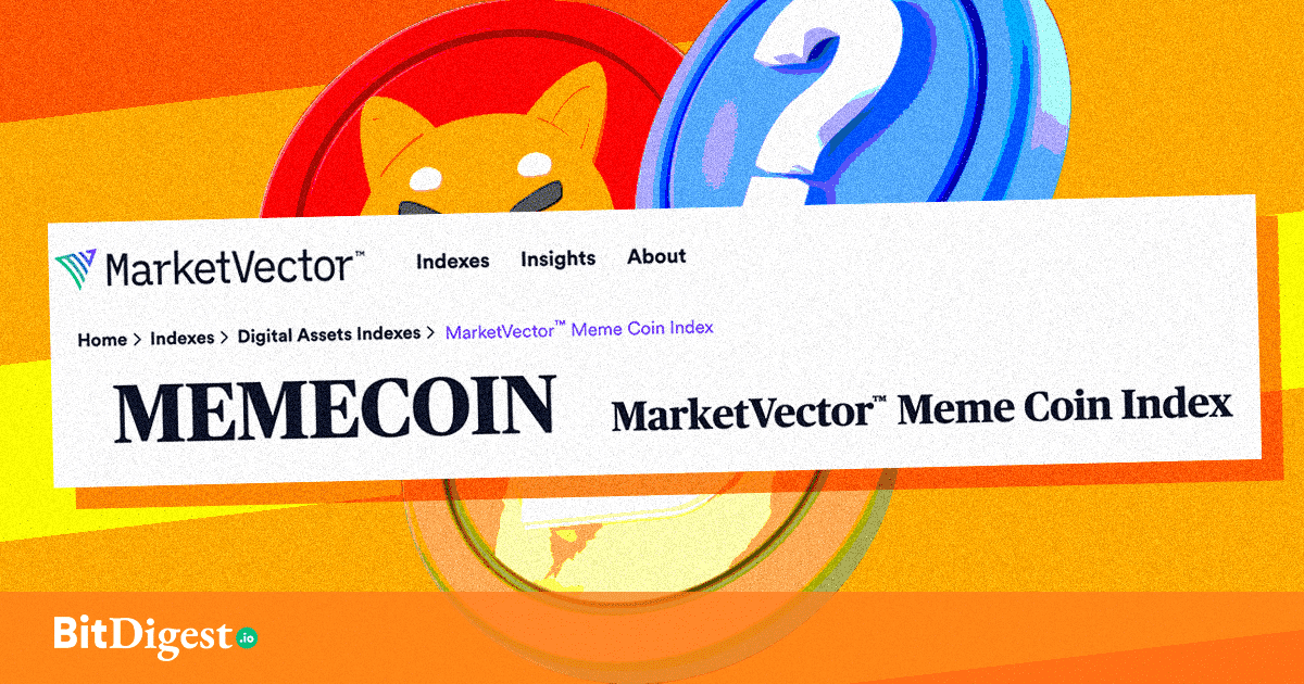 New 'MEMECOIN' Index from VanEck Includes DOGE, SHIB, and 4 Other Meme Coins | Bitdigest