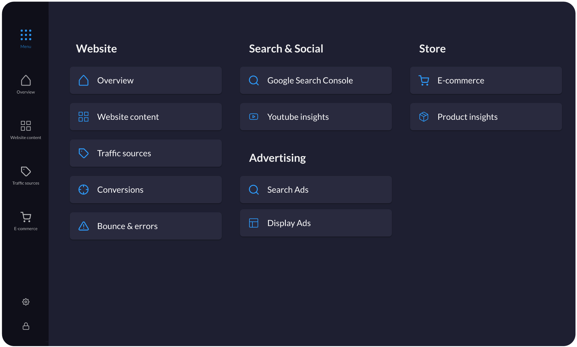 DSG Blog - Looker Studio Template - Full screen Dashboard