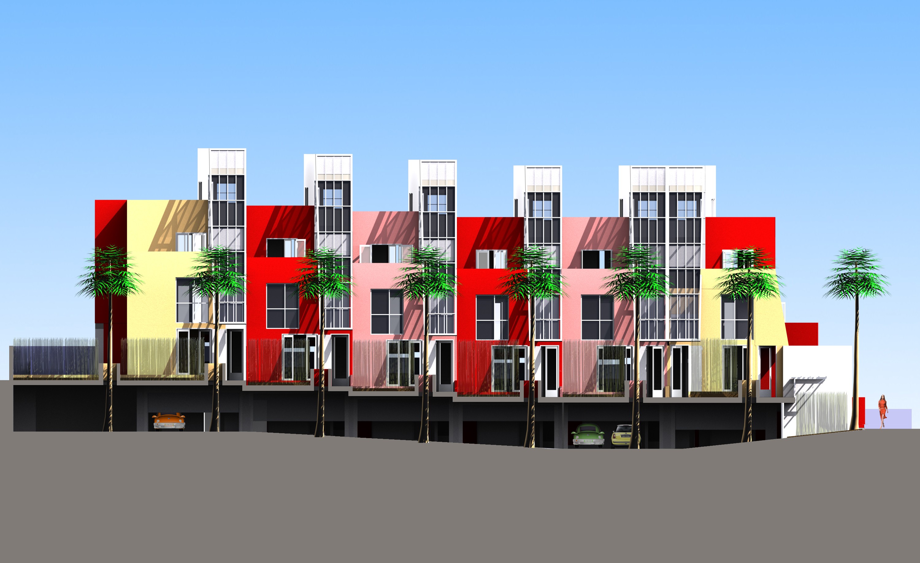 Norton Towers on the Court | Lehrer Architect LA