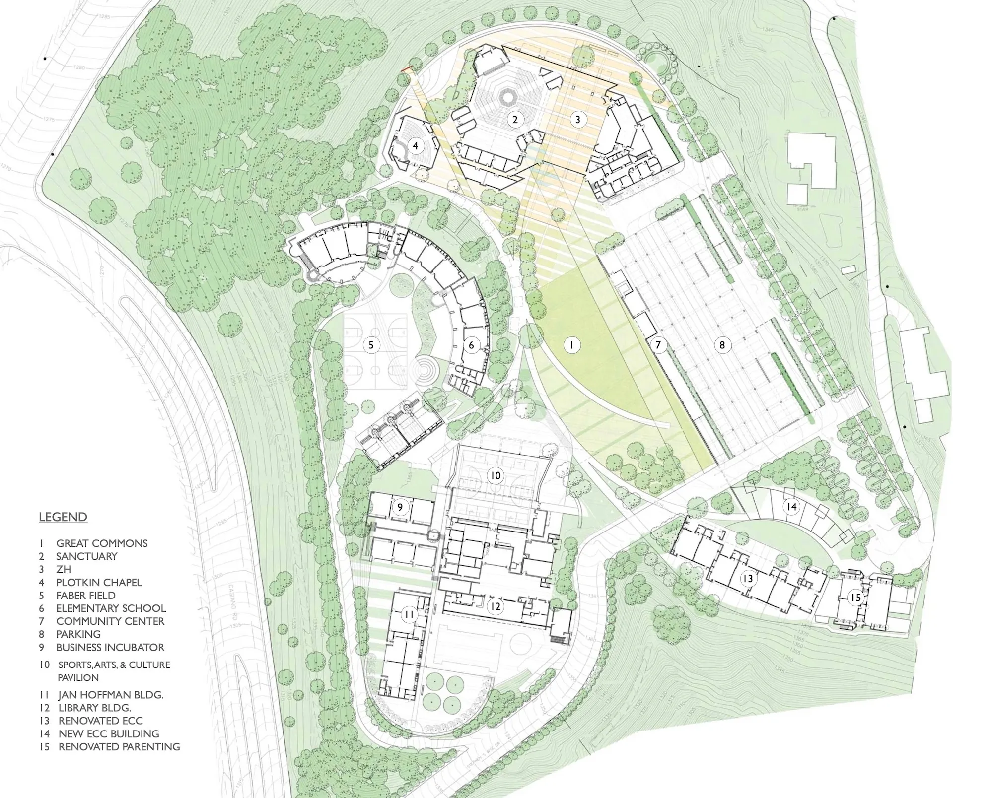 Stephen Wise Temple and School Master Plan | Lehrer Architect LA