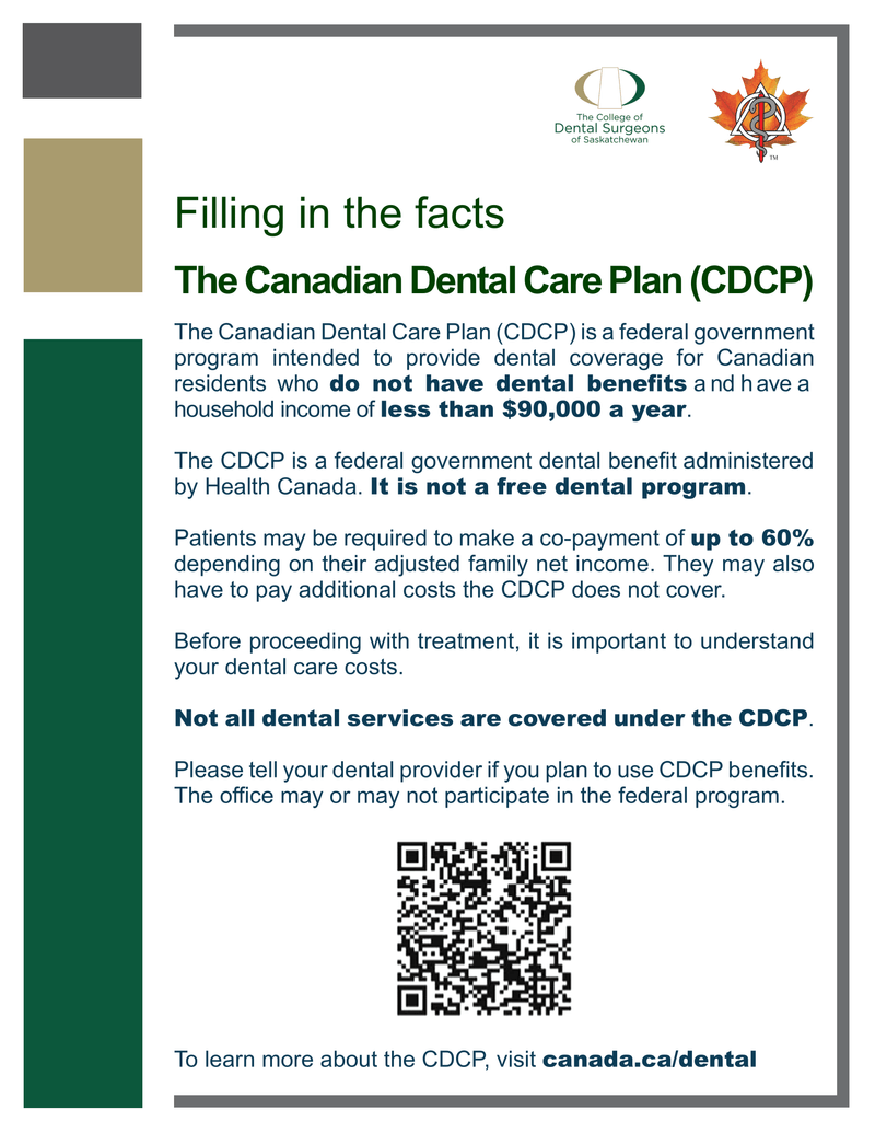 Discover the Canada Dental Care Plan | Civic Center Dental Clinic