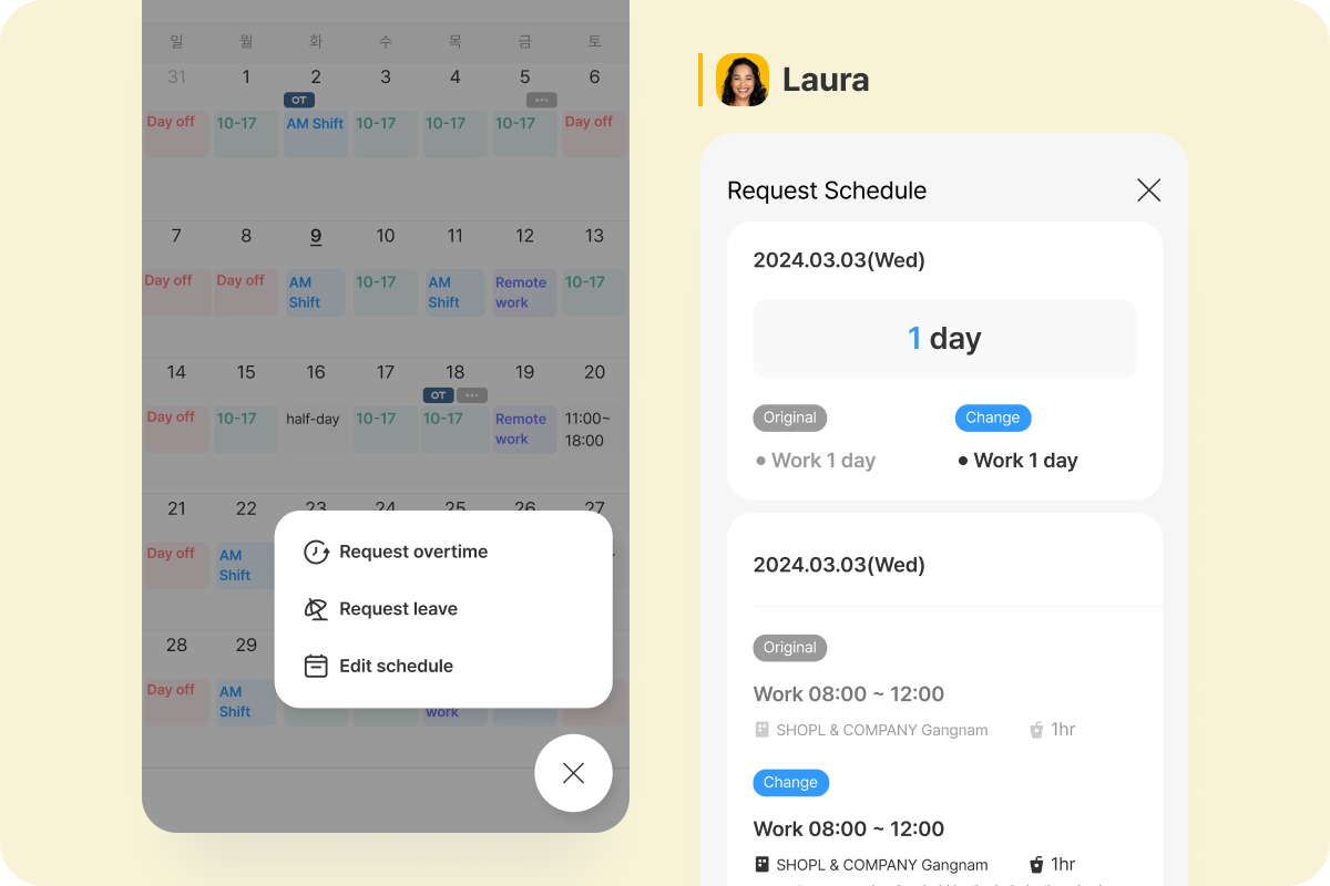 Scheduling - Manage work schedules optimized for your organization | Shopl