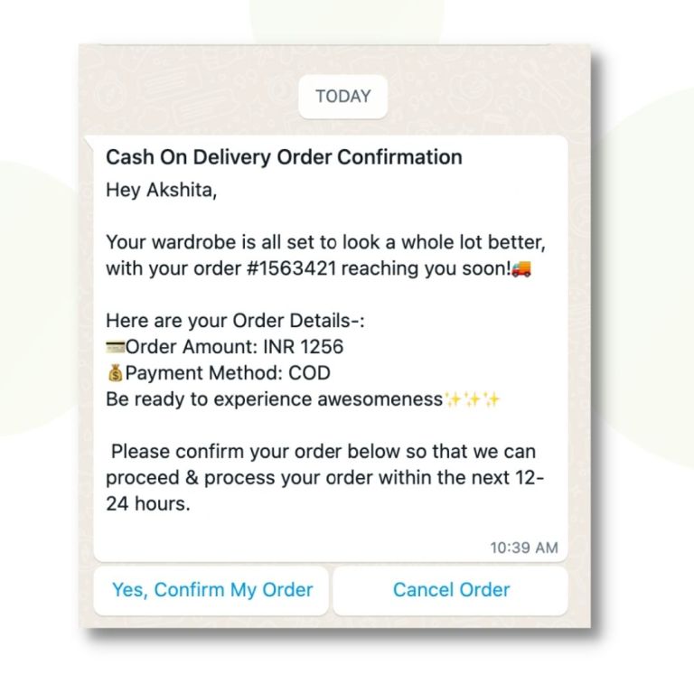 Reduce RTO with WhatsApp Business automations | LimeChat