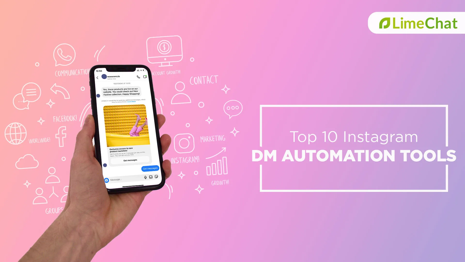 Best Instagram DM automation tools for eCommerce | LimeChat