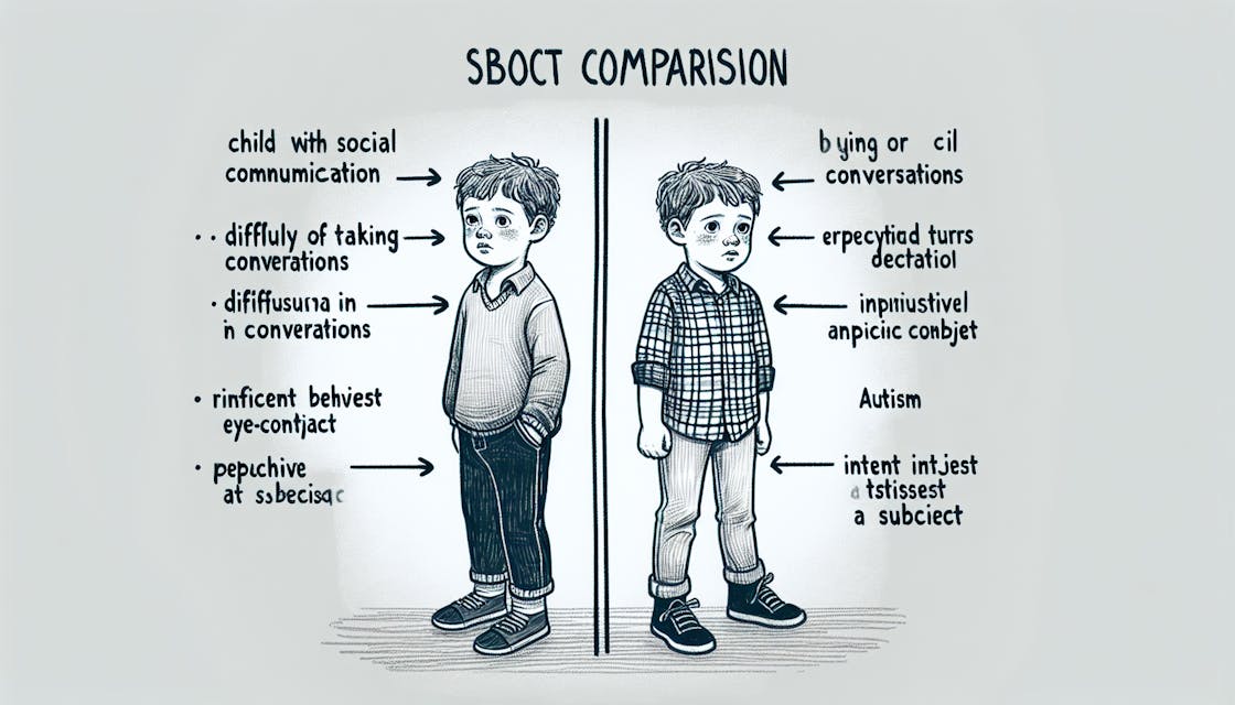 A Comprehensive Comparison of Social Communication Disorder vs. Autism