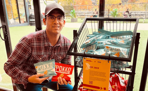 POKKO rice & chickpea chips