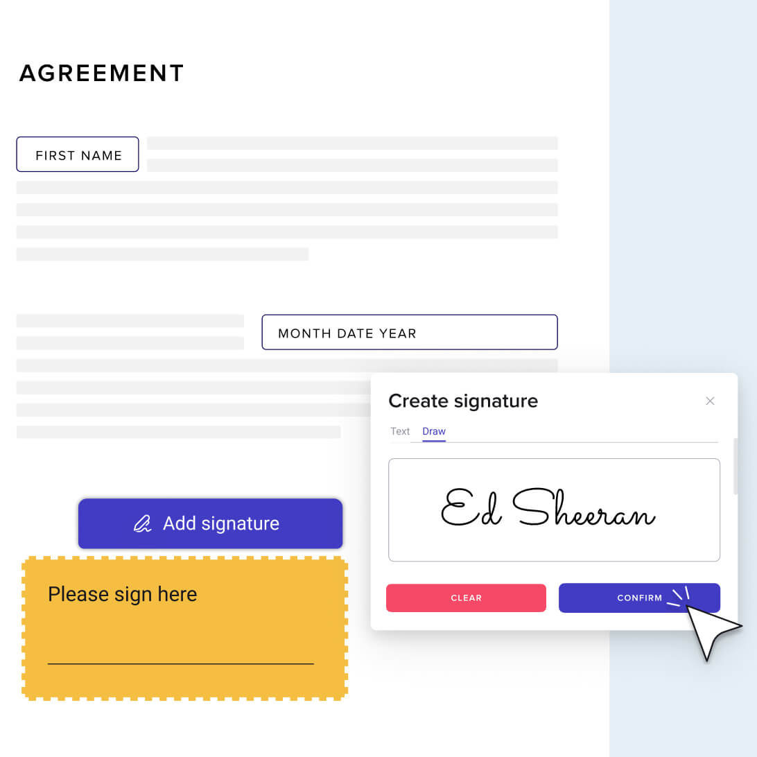 E-Signature for Digital Sales Room | trumpetSign
