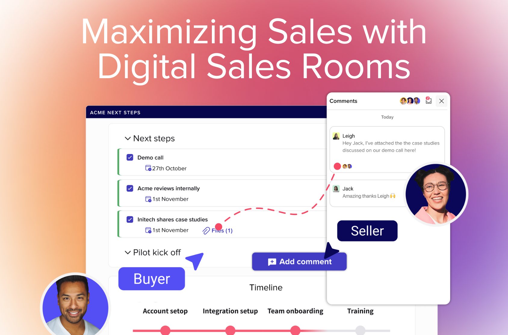 Maximizing Sales with Digital Sales Rooms | trumpet