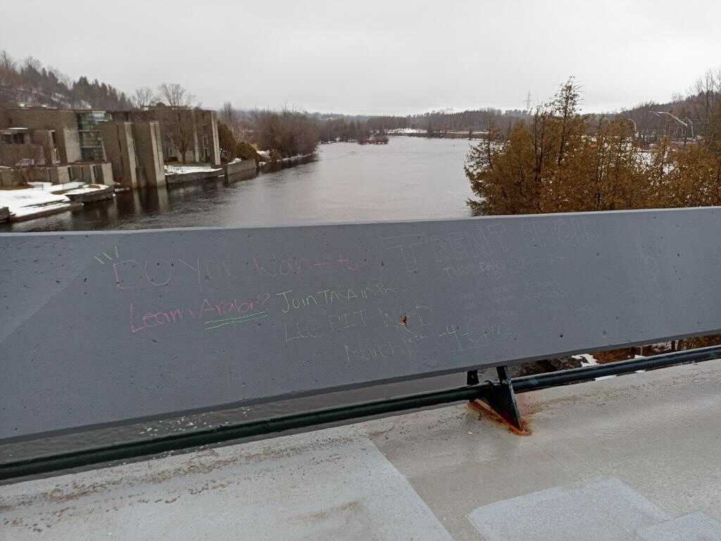 "Damaging messages" on Faryon Bridge Regarding Trent Oil and Gas ...