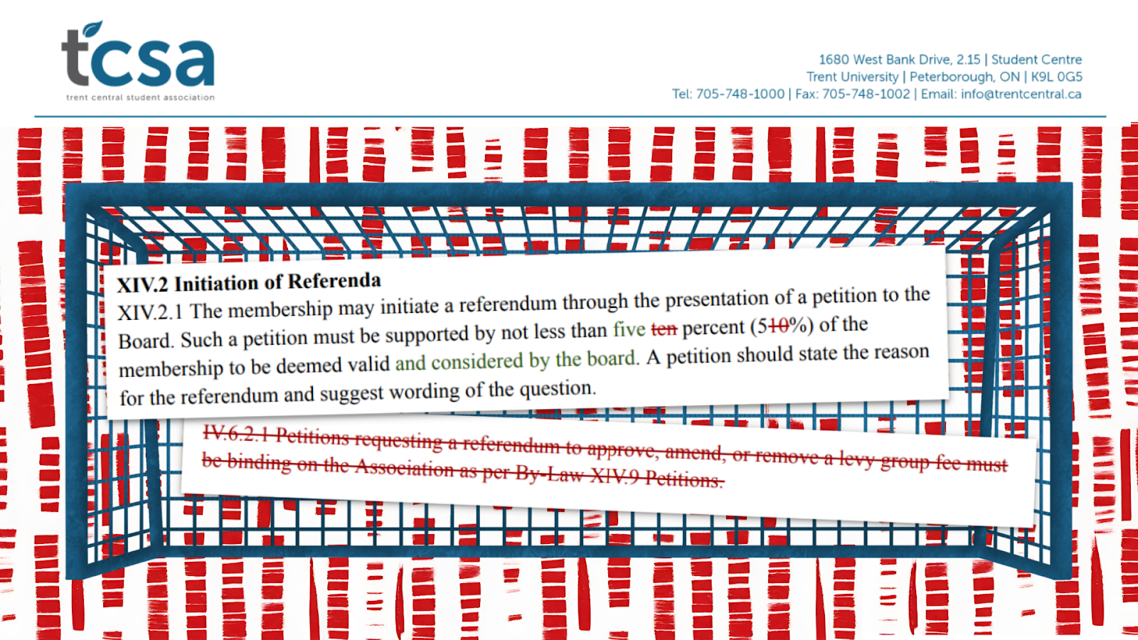 TCSA Unveils Changes to Referendum Policy for Approval at Feb 14th SAGM