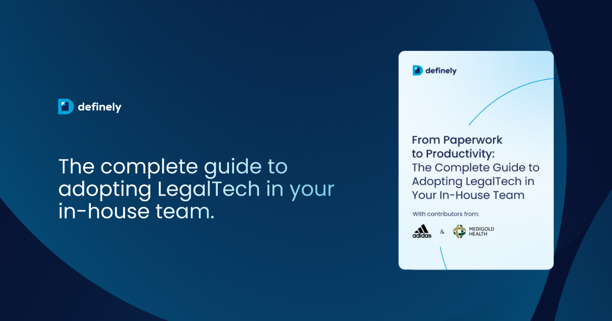 Free E-Book: The Complete Guide to LegalTech for In-House Teams | Definely