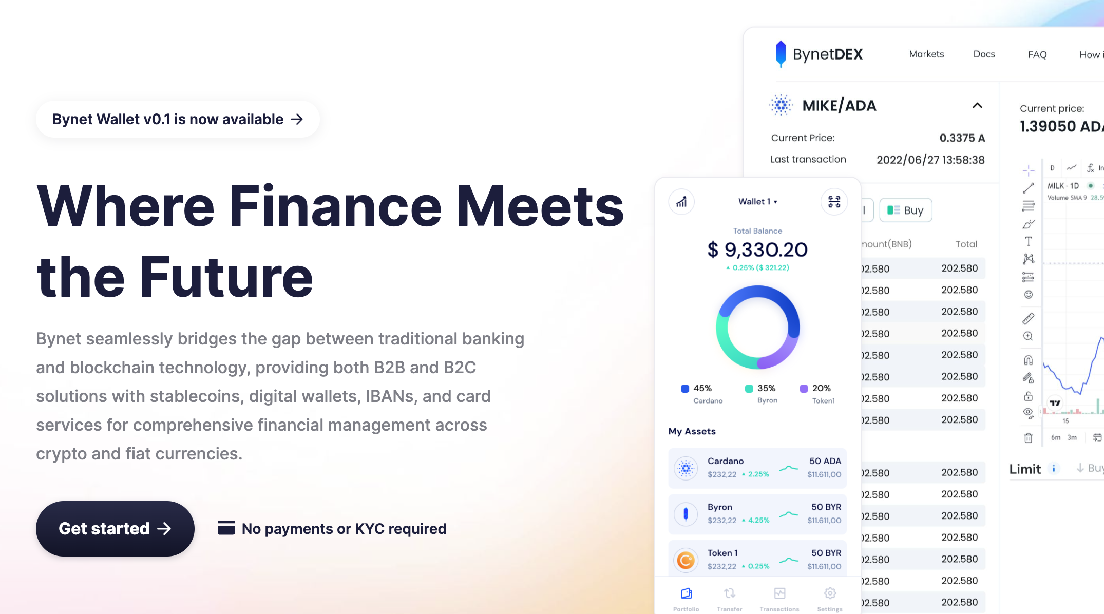 Bynet: Bridging Traditional and Decentralized Finance - Home