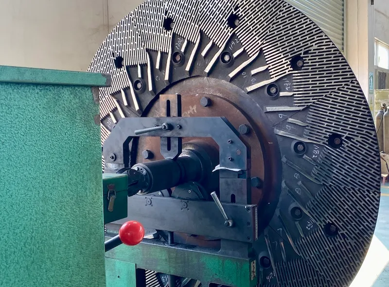 Quality MDF Refiner plate segment fillings with HANGTEC