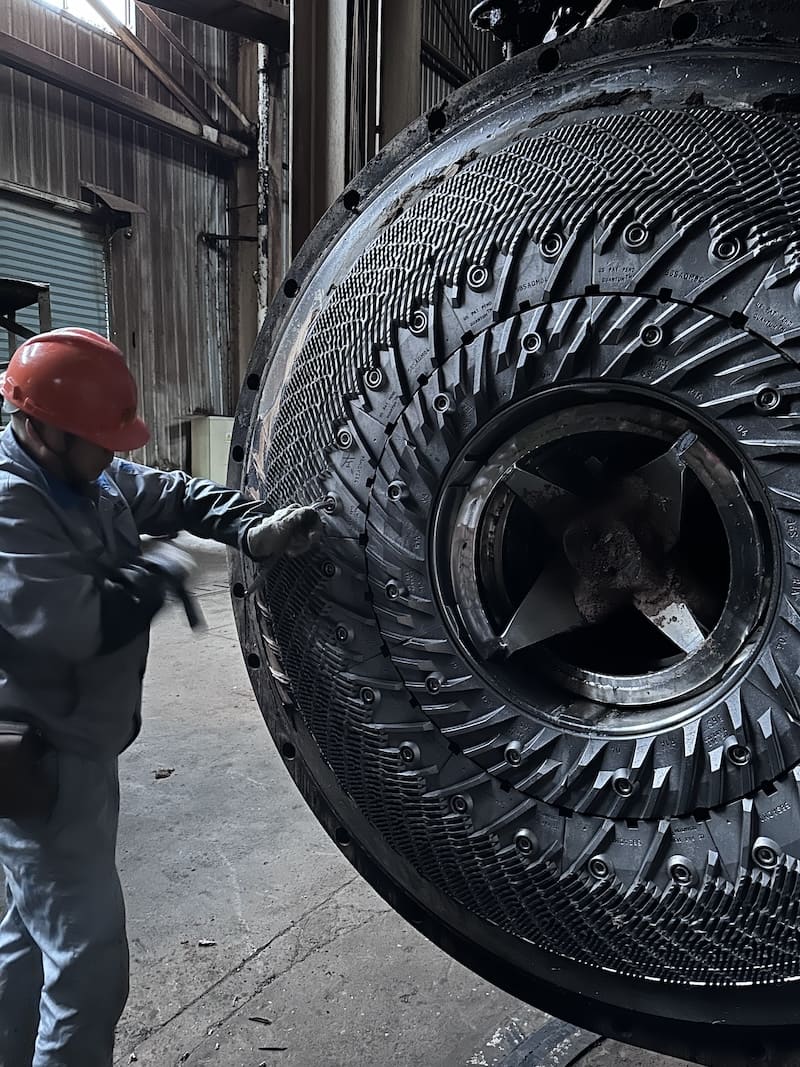 Quality MDF Refiner plate segment fillings with HANGTEC