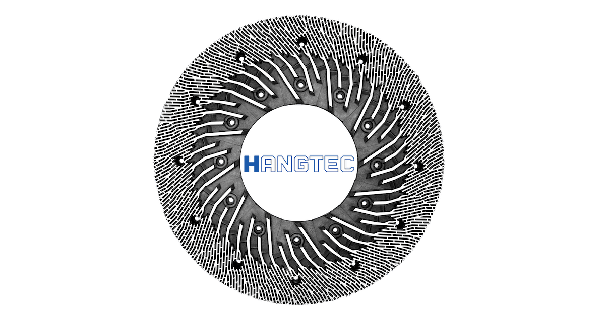 Quality MDF Refiner plate segment fillings with HANGTEC