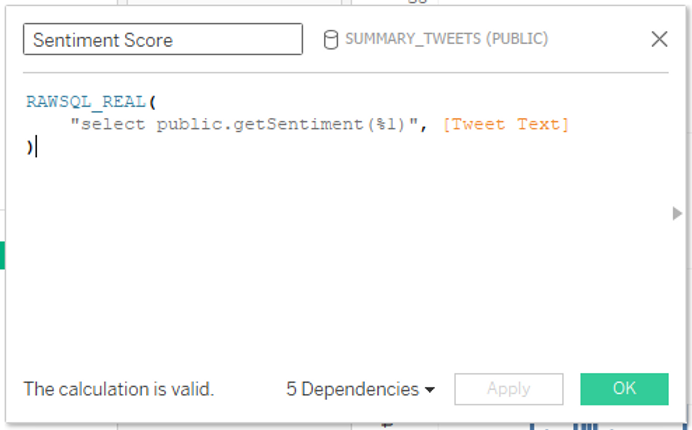 Argusa - Insight | Sentiment Analysis in Tableau with Snowflake