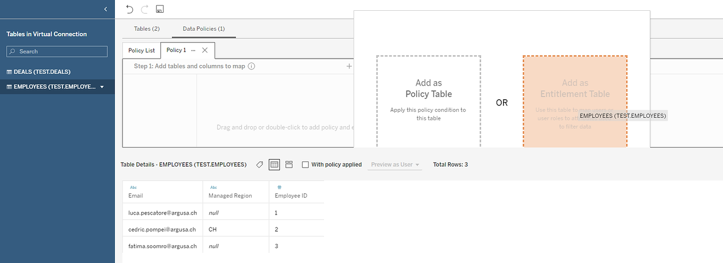 Argusa - Insight | Virtual connections and row level security in Tableau
